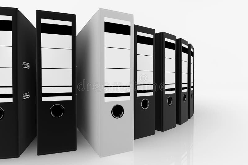 Database storage concept. stock illustration. Illustration of blank ...