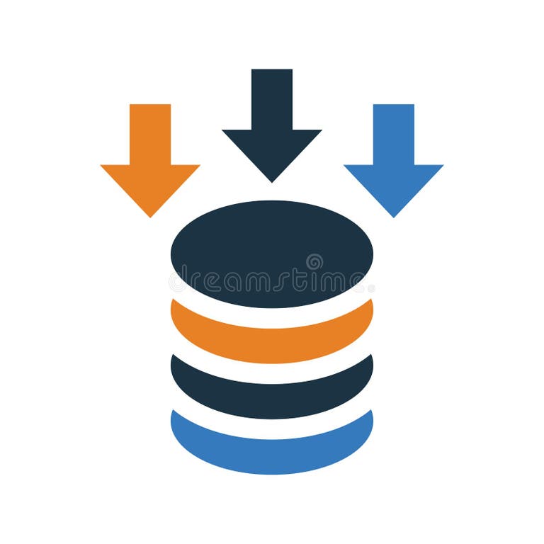 Database, Storage, Data Storage Icon. Simple Editable Vector Design ...