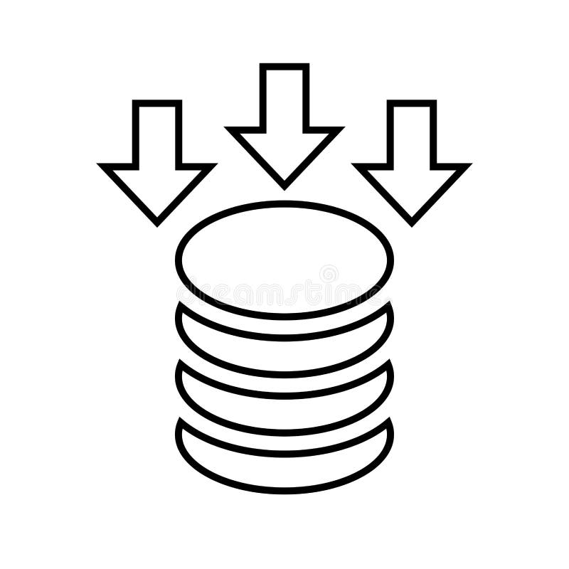 Database, Storage, Data Storage Line Icon. Outline Vector Stock ...