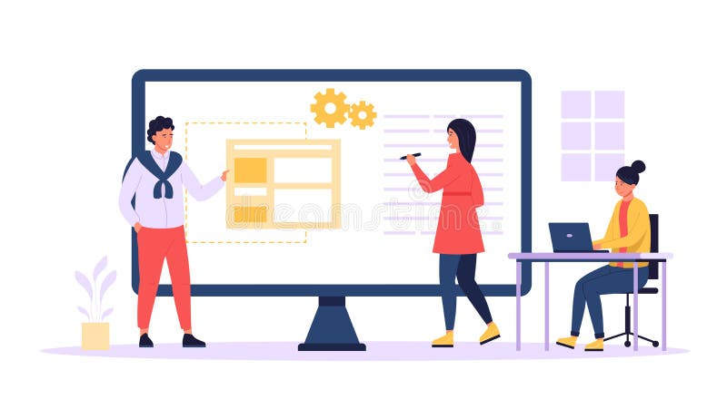 Database Storage Service Concept, Order and Analysis Stock Vector ...