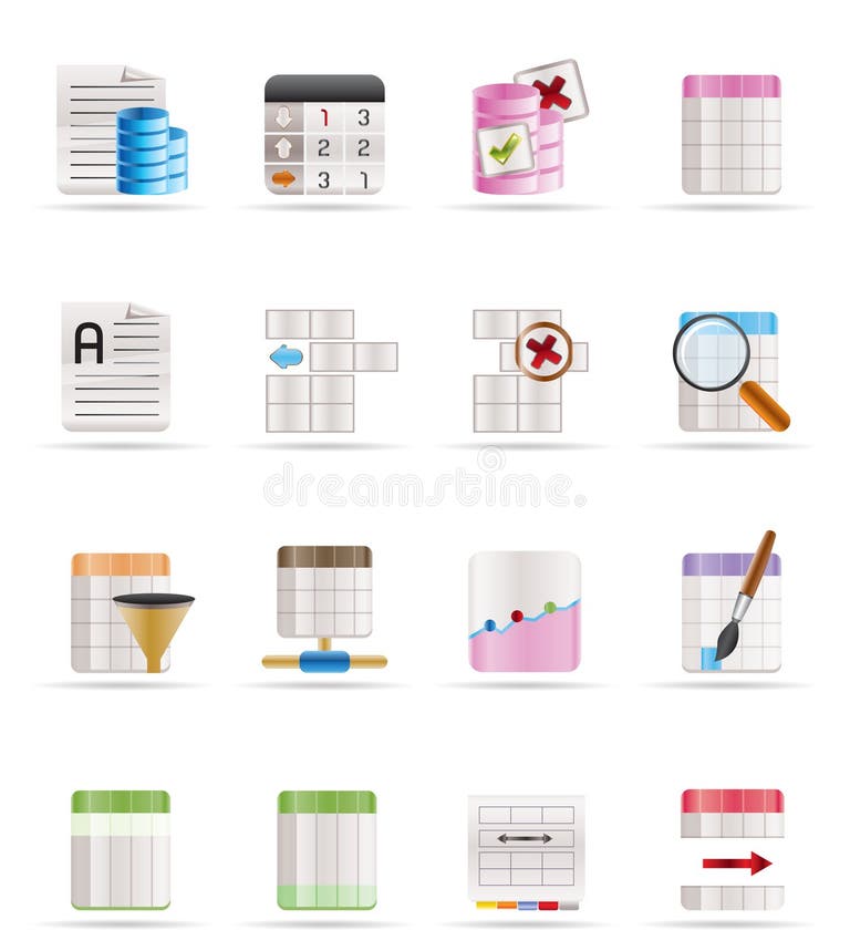 Database Formatting Table Stock Illustrations – 63 Database Formatting ...