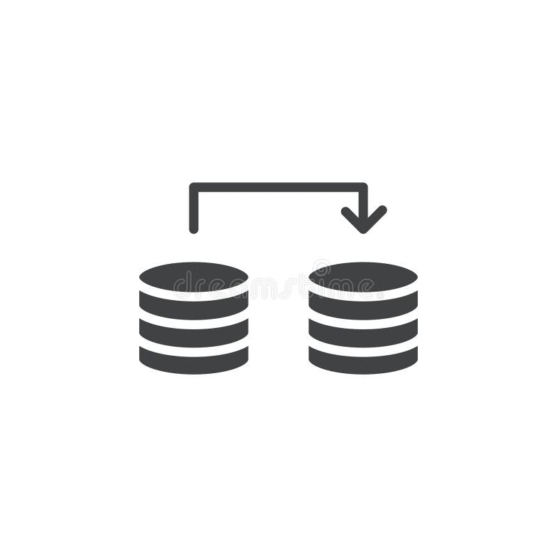 Database Transfer Files Icon Simple Vector Symbol Stock Vector ...