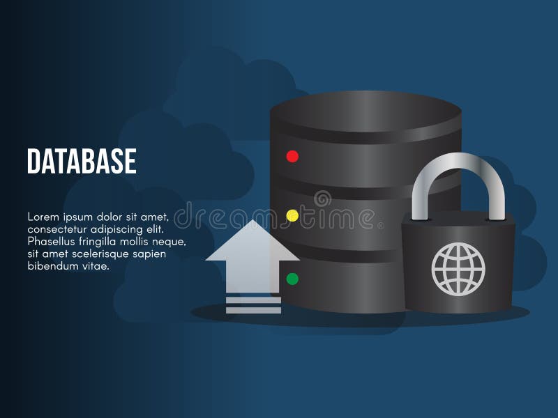 Database Update Concept Illustration Design Template Stock Vector ...