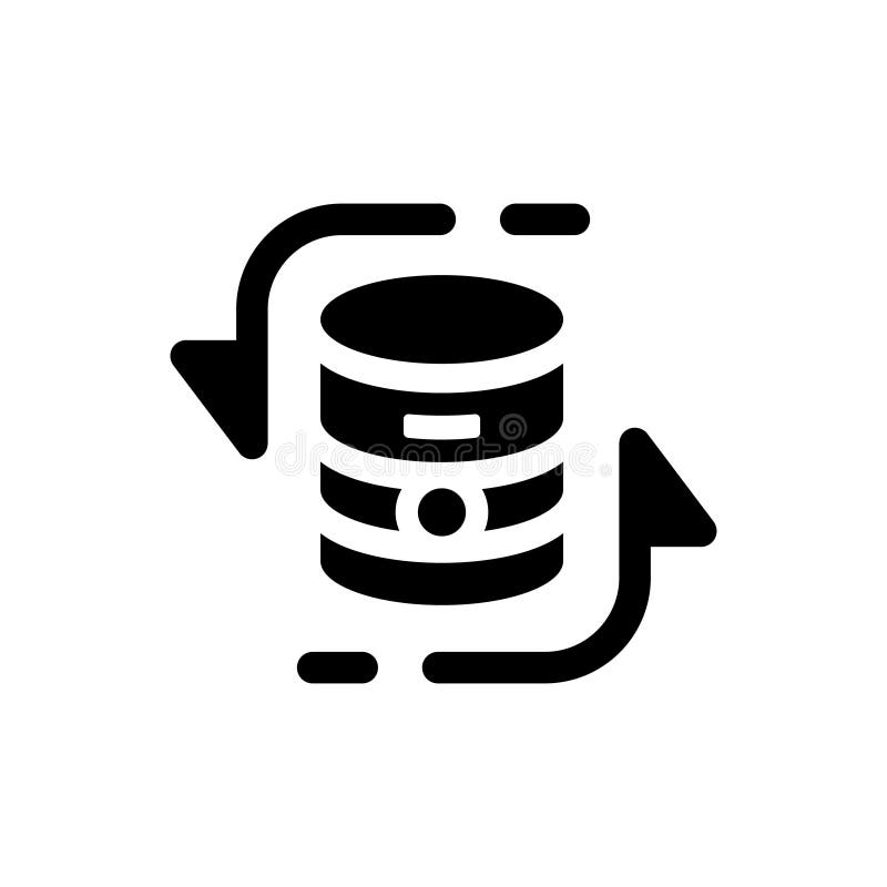 Database Reload Color Line Icon Stock Illustration - Illustration of ...