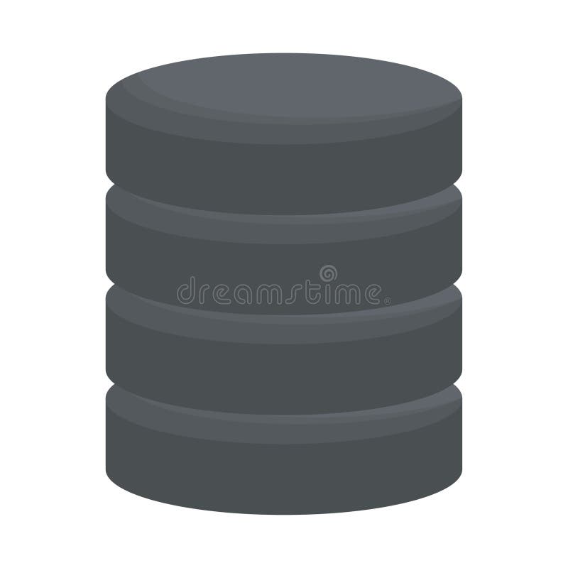 Virtual Storage for Personal Data Loop Concept Icon Stock Vector ...