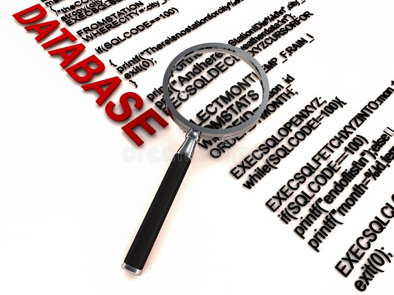 Dbms Database Management System Stock Illustration - Illustration of ...