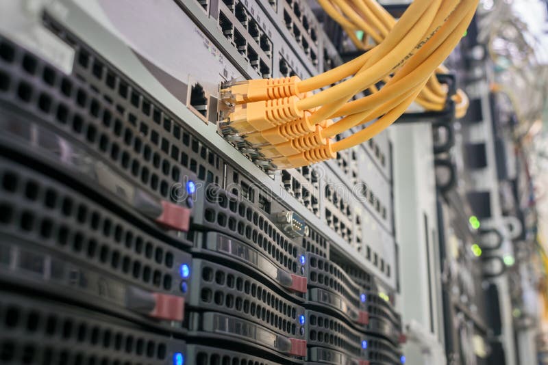 Network Ports stock image. Image of computer, close, information - 3121355