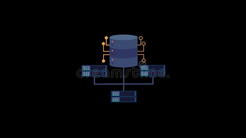 Cartoon Cloud and Bird Flying Icon Loop Animation Video Transparent Background with Alpha ...