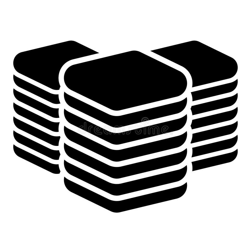 Datacenter, HDD, Hard Disk Drive Webhosting Icon, Symbol. Archive ...