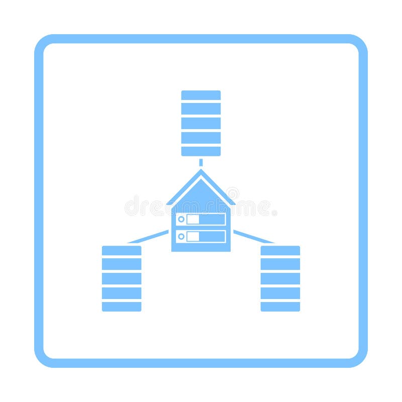Datacenter Icon stock vector. Illustration of data, base - 145182470