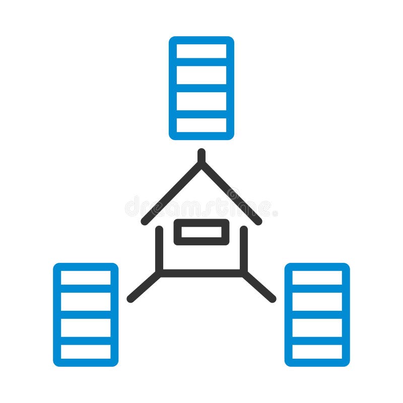 Datacenter Icon stock vector. Illustration of business - 244226550