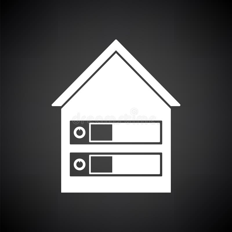 Datacenter Icon stock vector. Illustration of symbol - 144908374