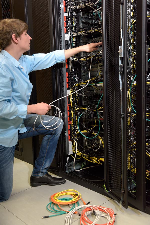 Datacenter manager stock image. Image of network, engineer - 28831907