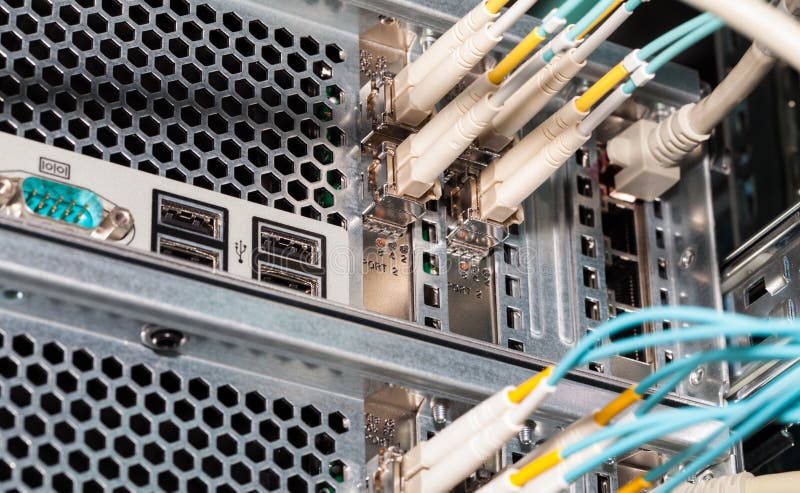 A Datacenter Server Fiber Optic Stock Photo - Image of backbone ... A Datacenter Server Fiber Optic Stock Photo - Image of backbone ...
