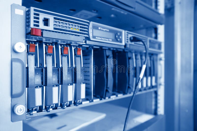 Datacenter storage server stock photo. Image of provider - 7061846