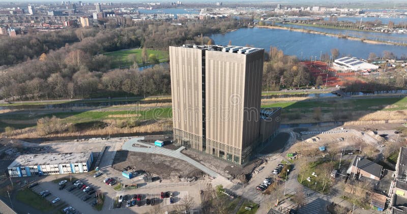 Construction of a Data Center. Building Internet Infrastructure Stock ...