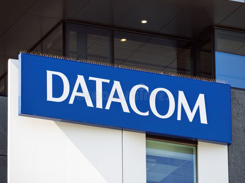 Datacom Logo at a Modern Office Building Editorial Stock Image - Image ...