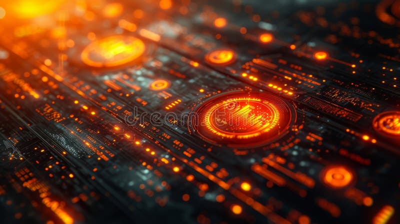 DataDriven Financial Analysis in this Abstract Infographic a Visually ...