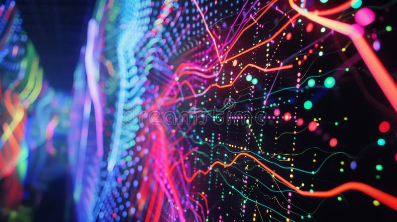 A Datadriven Light Show Using Complex Algorithms To Create Mesmerizing Visuals And Patterns That