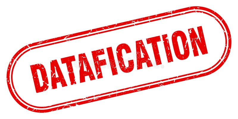 Datafication stock vector. Illustration of seal, paper - 124279145