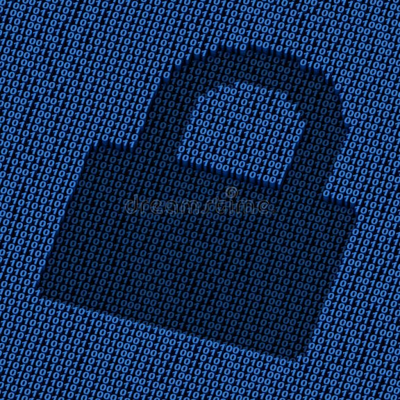 Datalock stock de ilustración. Ilustración de moderno - 19952545