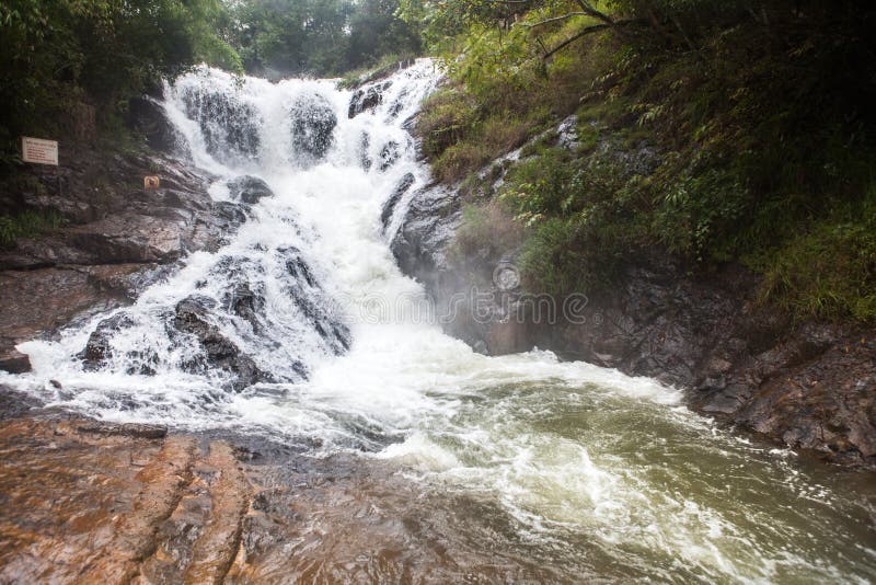 Datanla Falls, Dalat, Vietnam Stock Image - Image of landscape, motion ...