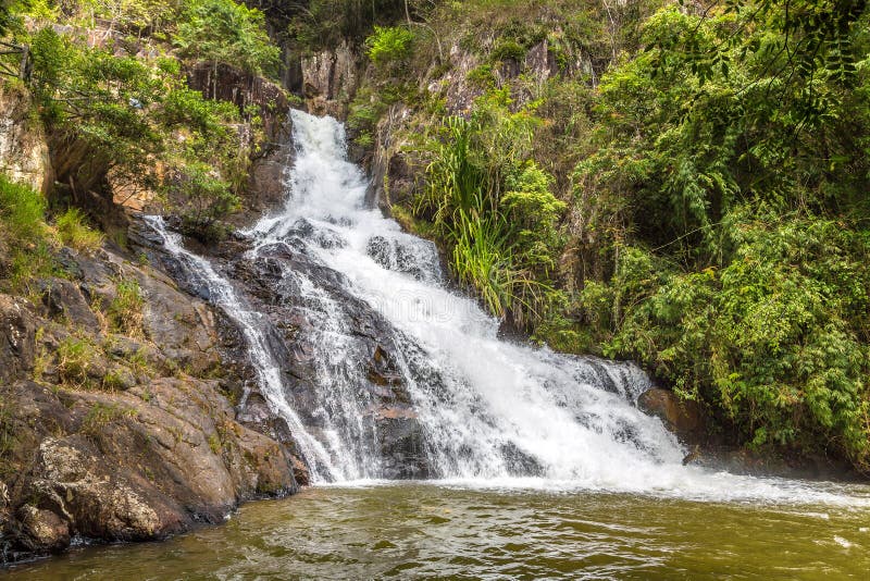 Datanla Waterfall in Dalat stock photo. Image of natural - 185496858