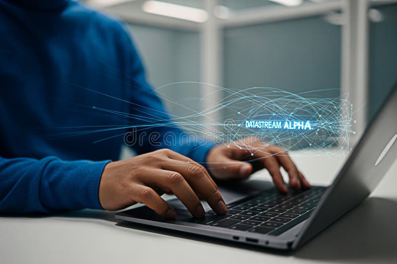 Datastreams Alpha Analysis on Laptop for Developers and Programmers Working on Ai and Machine ...