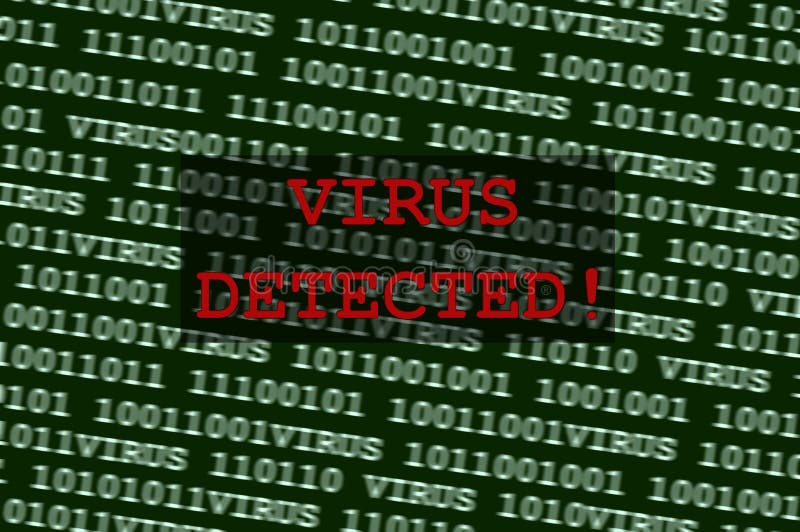 Datavirus stock illustrationer. Illustration av systemet - 46980000