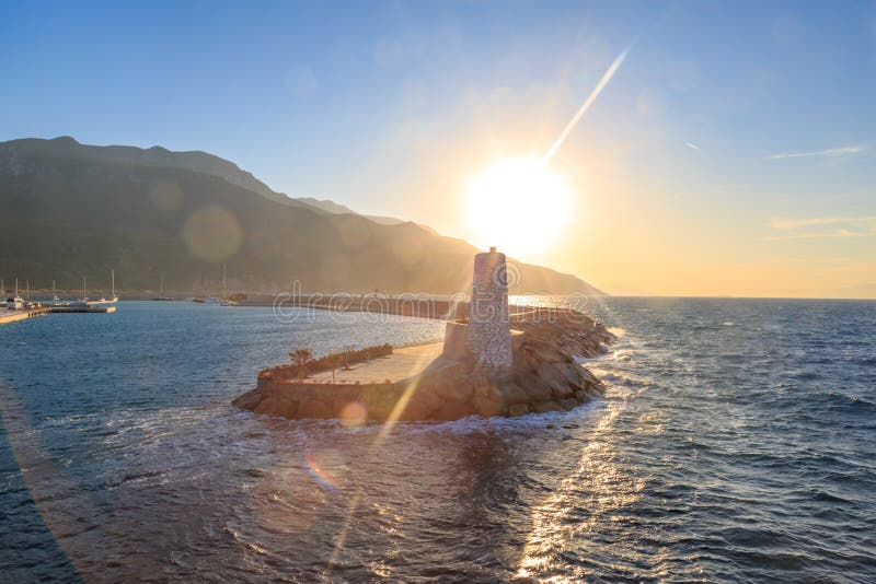 Datca Kairos Marina for Datca-Bodrum Ferryboat Stock Image - Image of ...