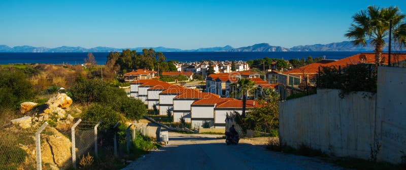 DATCA, TURKEY: Beautiful Landscape with a View of the Sea and the Town ...