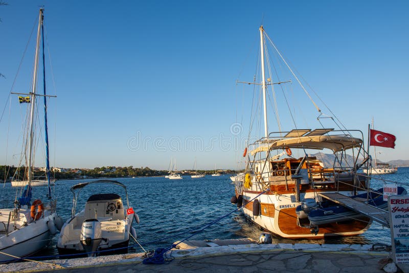 Datca, Mugla, Turkey. Beautiful View of Datca Editorial Photo - Image ...
