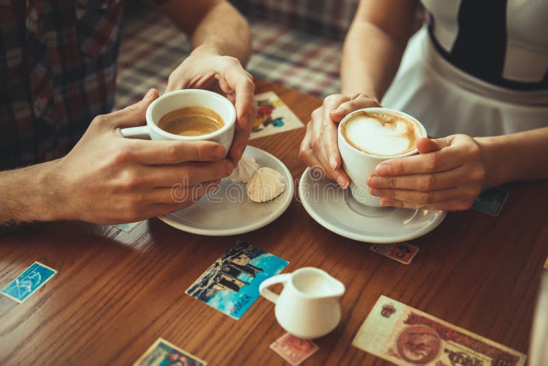 Date at the cafe stock photo. Image of sandwiches, love - 68192110