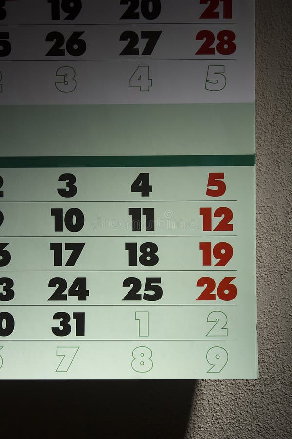 Date Calendar Page stock photo. Image of diary, conceptual - 187601346