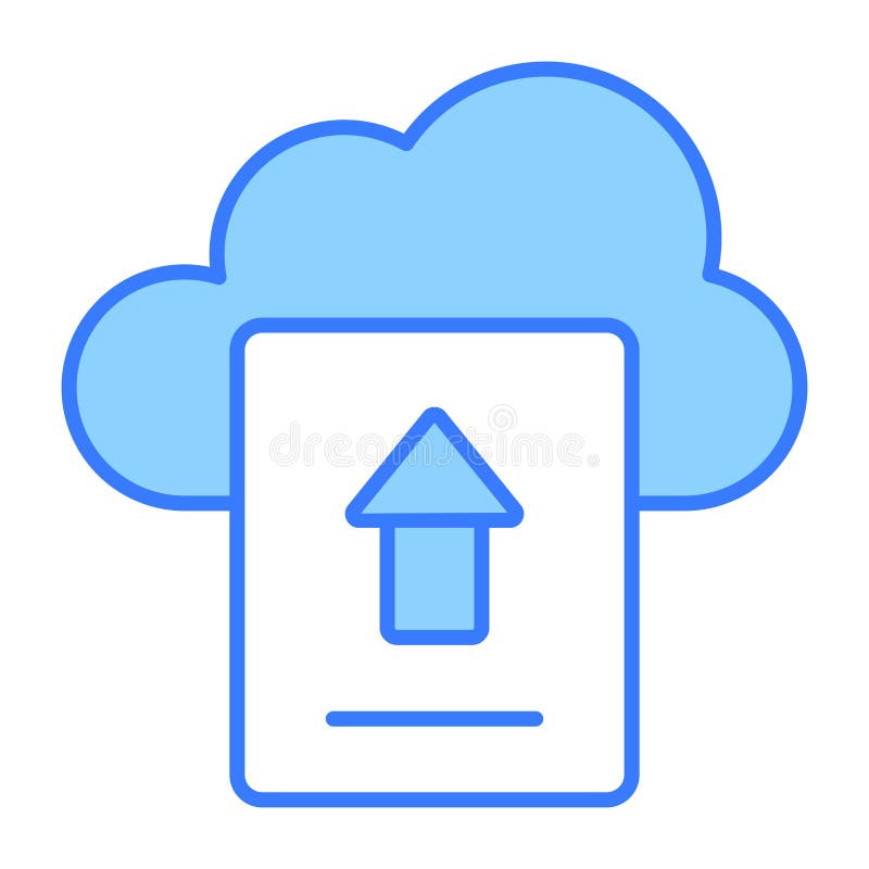 Date Cloud Icon Modern Illustration Stock Vector - Illustration of sign ...