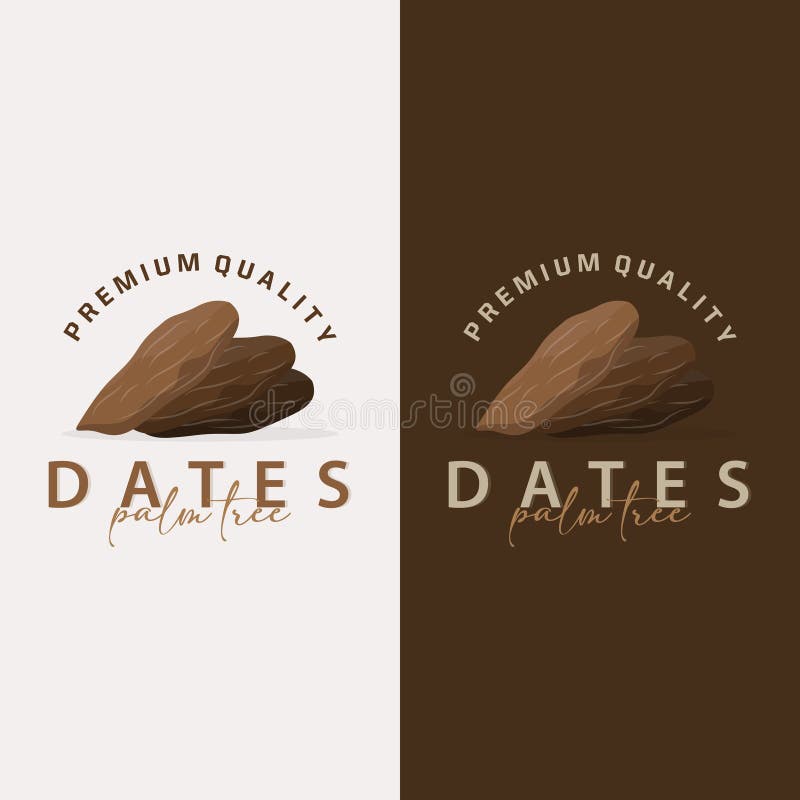 Date Fruit Logo, Elegant Minimalist Premium Design, Sweet Date Fruit ...