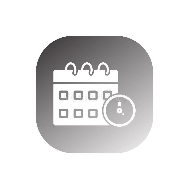 Date icon vector stock vector. Illustration of planning - 309365772