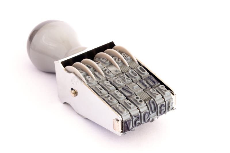 Date months years stamper stock photo. Image of tool - 59934054