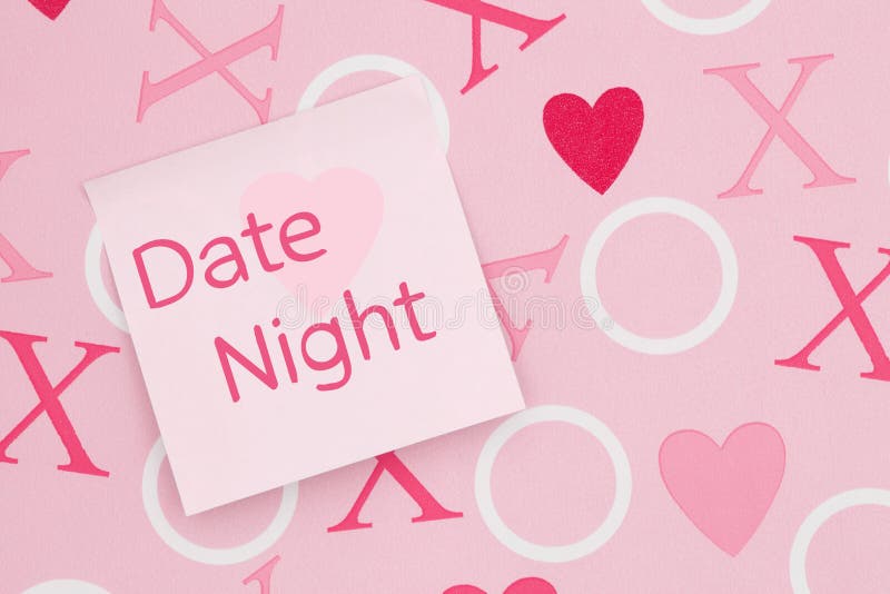 Date Night Type Message with Skeleton Key with a Red Heart Stock Photo ...