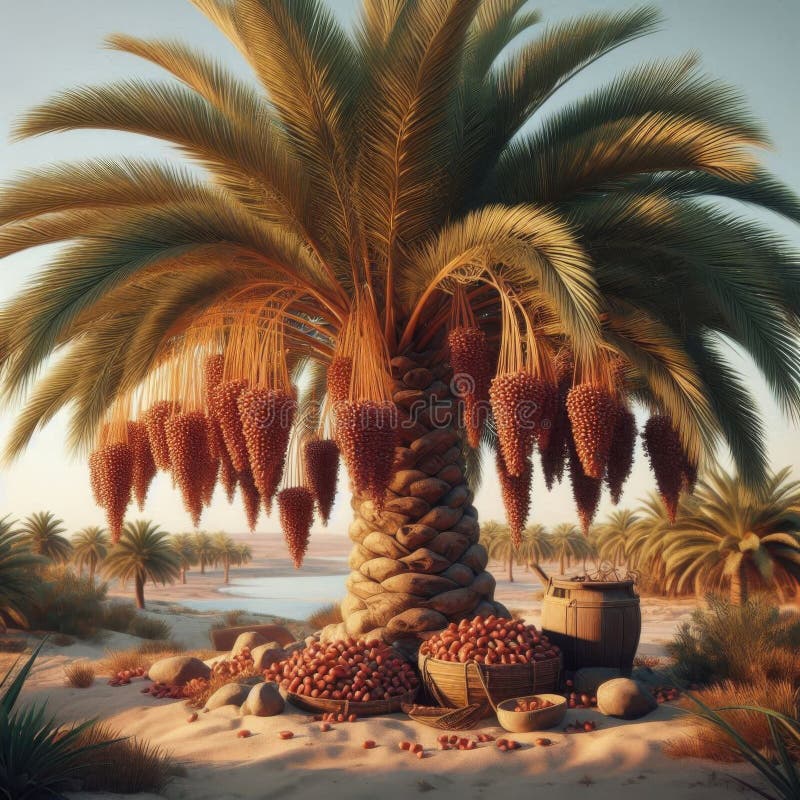 Arabic Date Tree Stock Illustrations – 750 Arabic Date Tree Stock ...