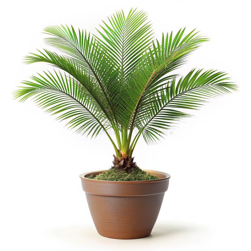 Date Palm Tree Sapling stock illustration. Illustration of tropical ...