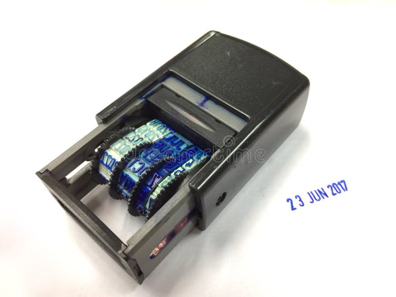 Date Rubber Stamp Isolate on White Stock Image - Image of date ...