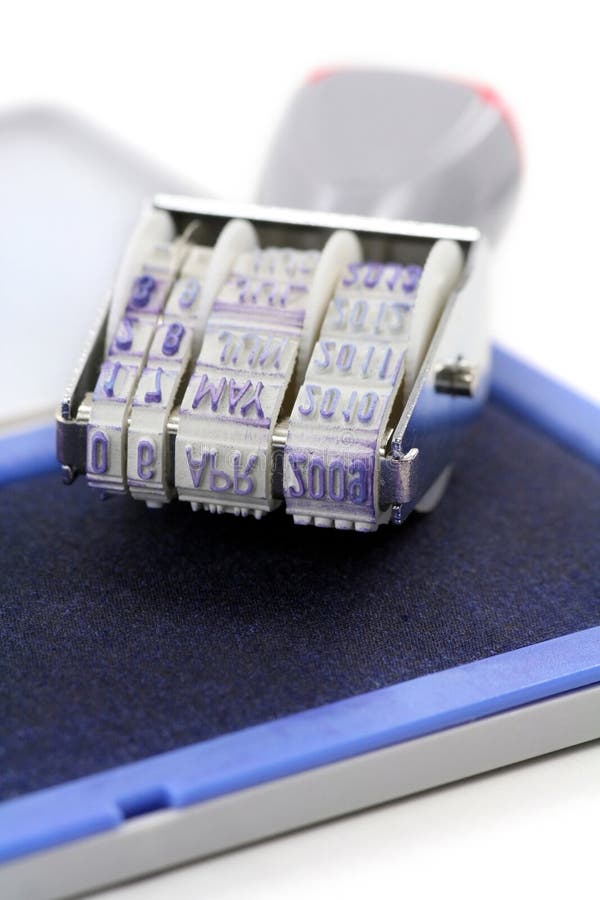 Date Stamp stock image. Image of rubberstamp, supplies - 1428165