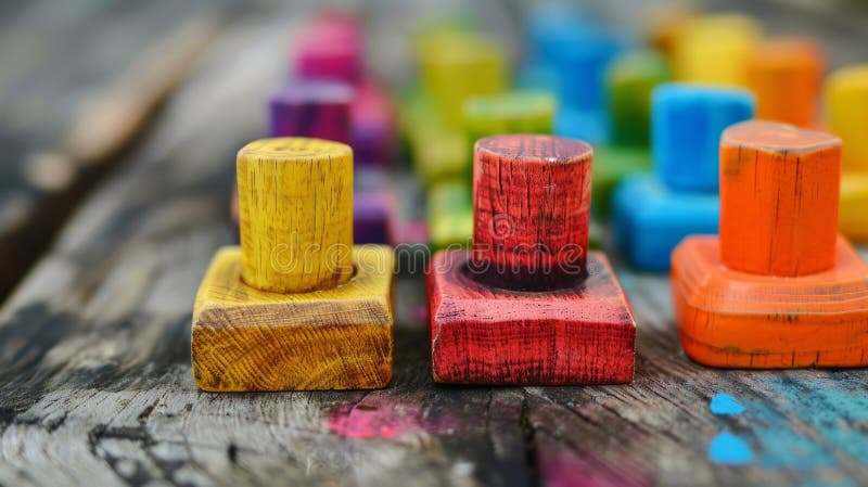 Date Stamps for Classroom Document Management Stock Illustration ...