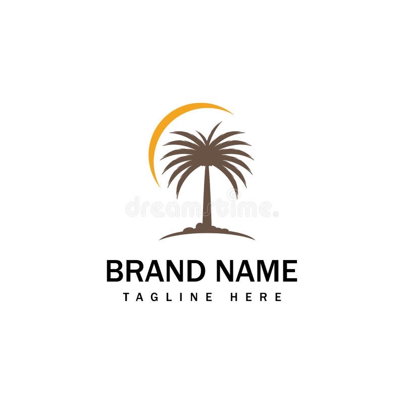 Date Tree Icon Vector Illustration Logo Template Stock Vector ...