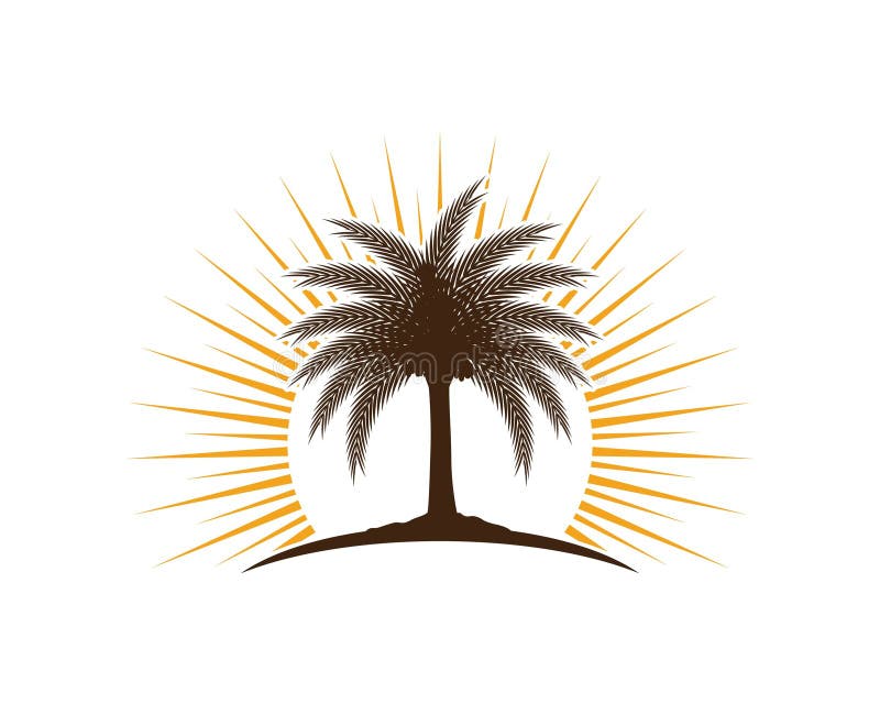 Date tree icon vector stock vector. Illustration of date - 141430948