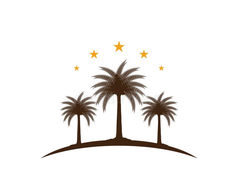 Date tree icon vector stock vector. Illustration of nature - 141430951