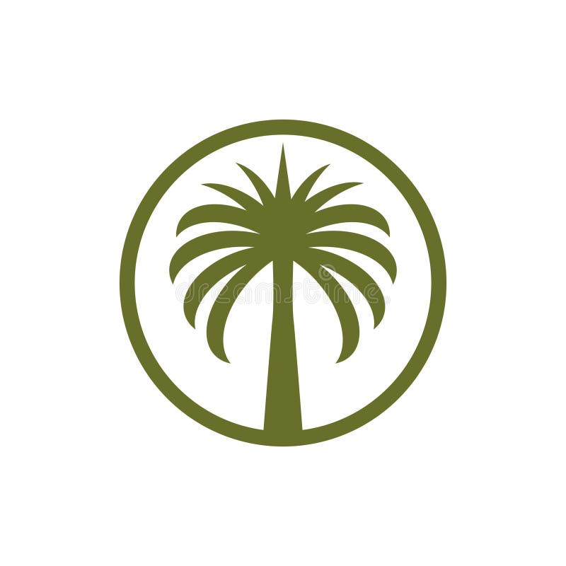 Date tree palm logo stock vector. Illustration of arab - 270722294