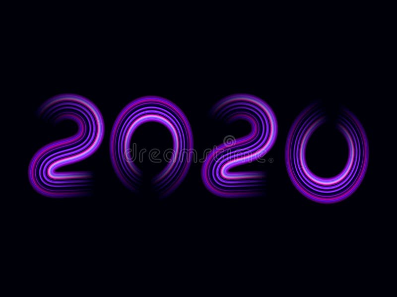 2020 Date. Vector Illustration for Poster or Card Stock Illustration ...