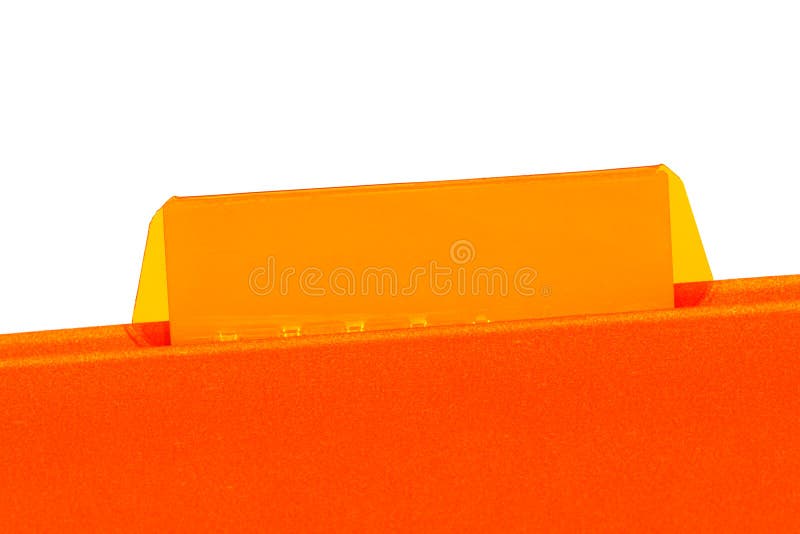 Datei-Faltblatt-Tabulator stockbild. Bild von büro, heft - 4000567